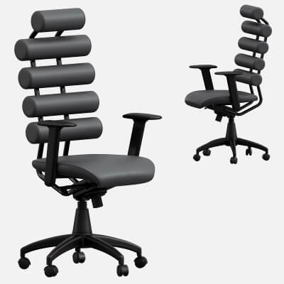 Unico Office Chair Black - 3D Model by Admiral21