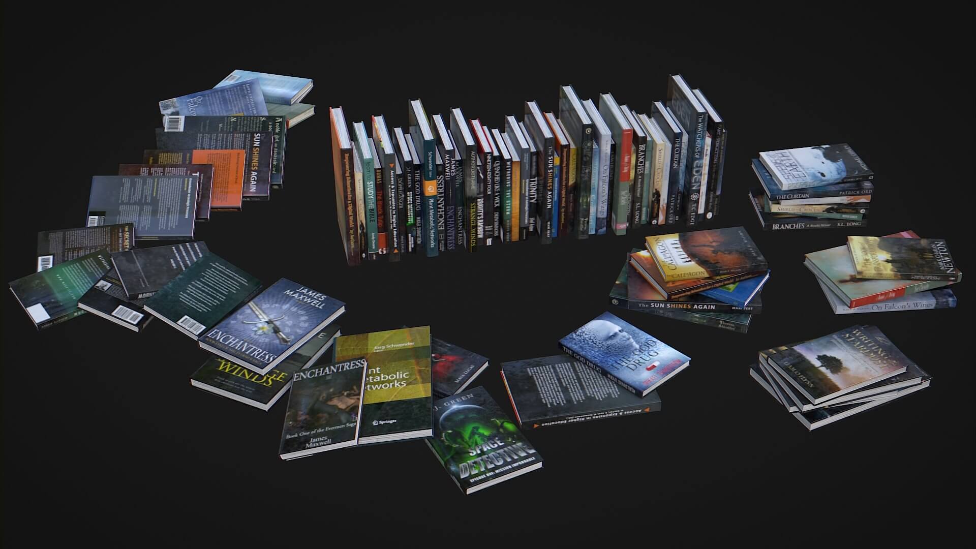 Books and Magazines - 3D Model by adriankulawik