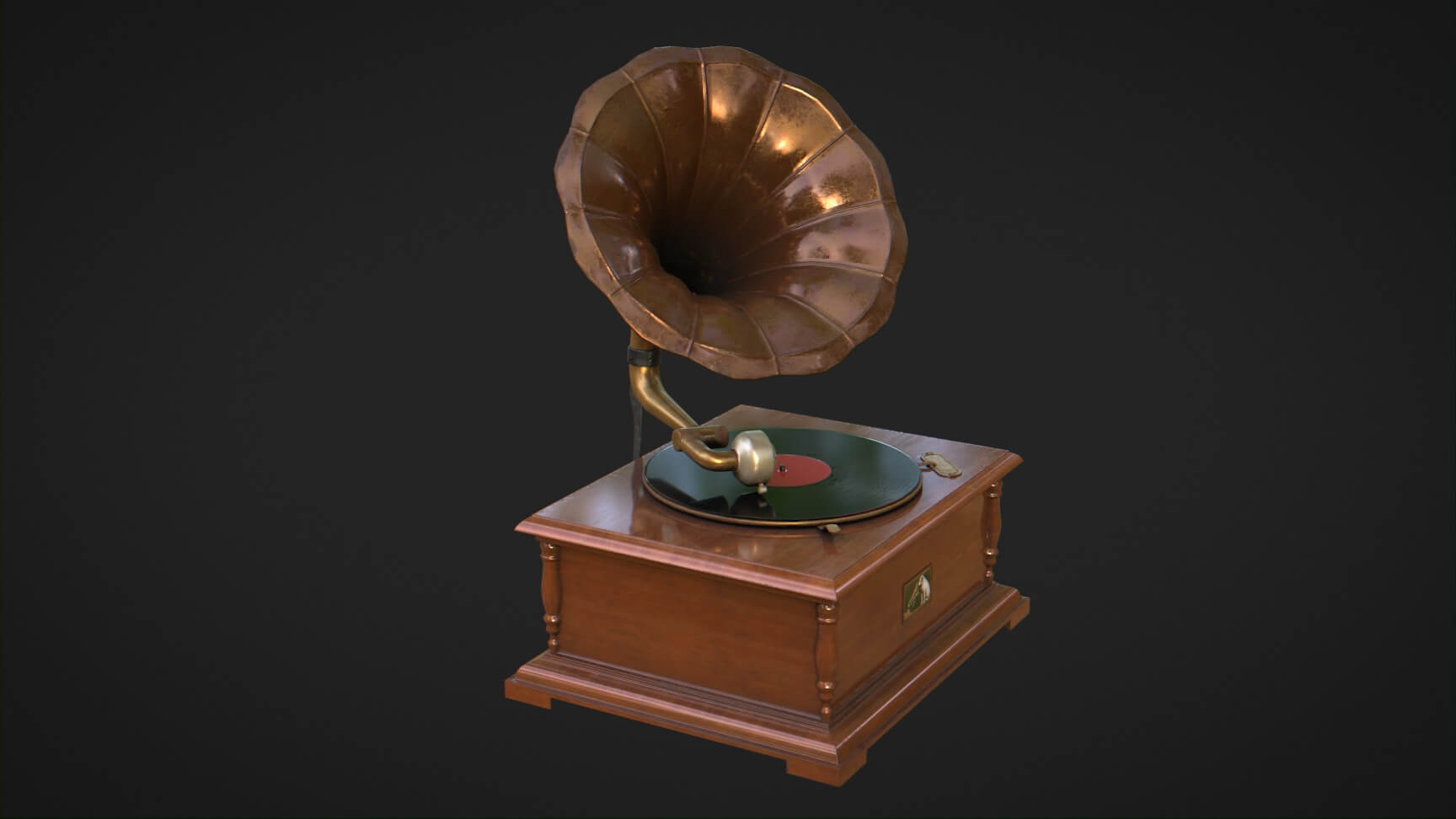 Gramophone - 3D Model by adriankulawik