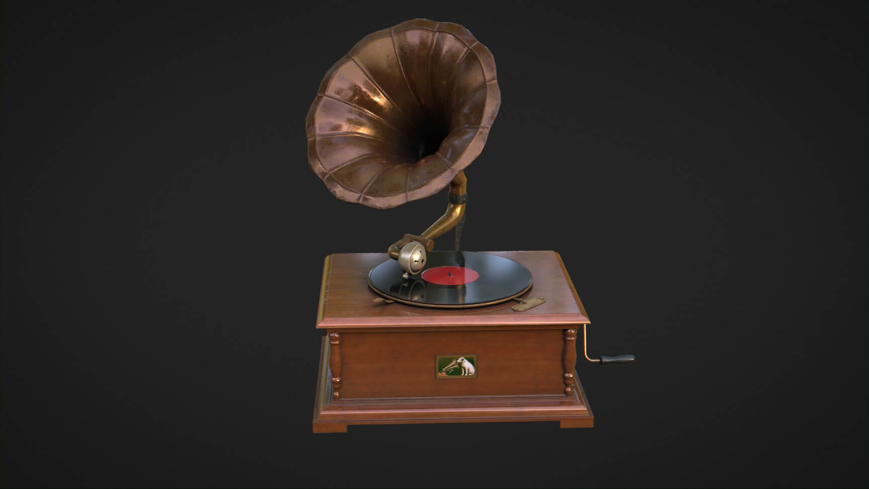 Gramophone - 3D Model by adriankulawik
