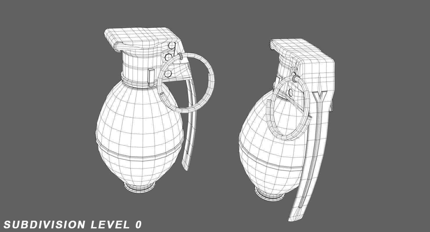 Hand Grenade - 3D Model by adriankulawik