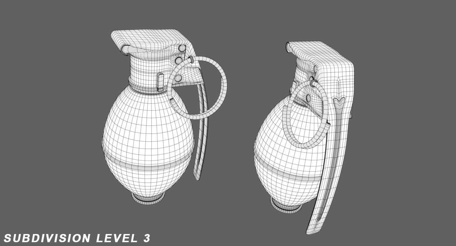 Hand Grenade - 3D Model by adriankulawik