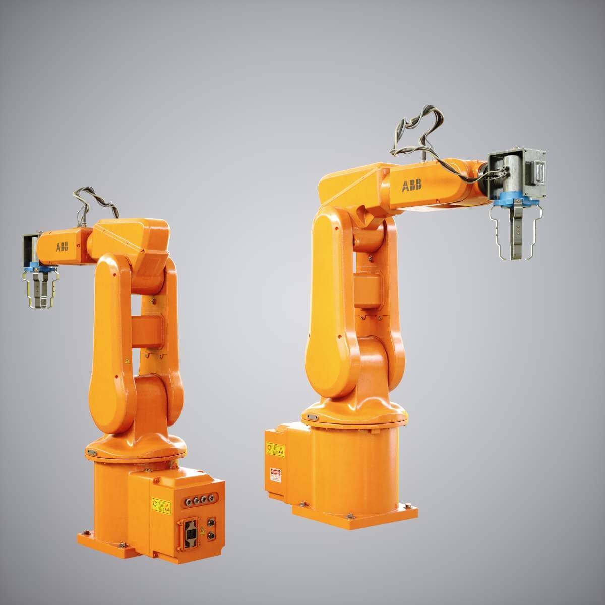 Industrial Robot 3D Model