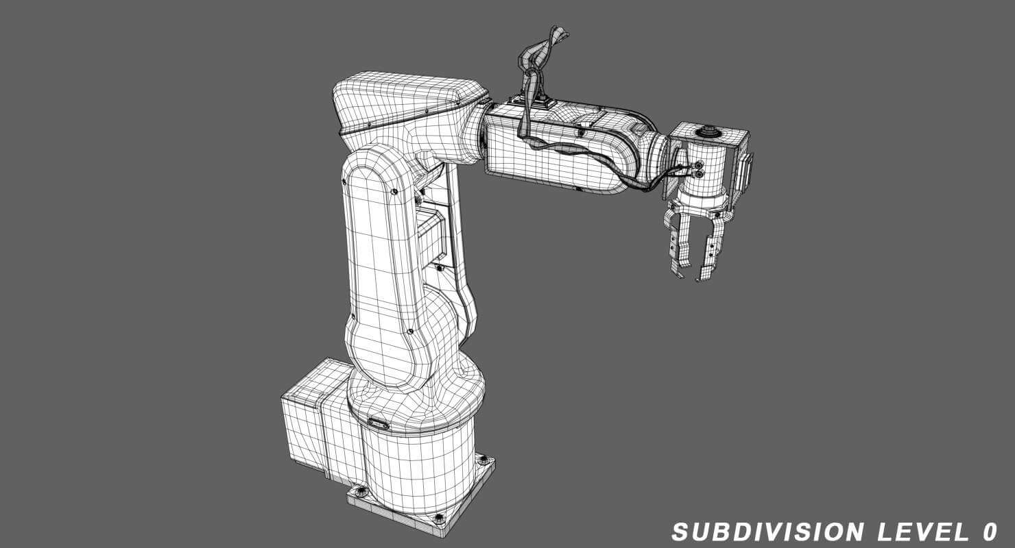 Industrial Robot - 3D Model by adriankulawik