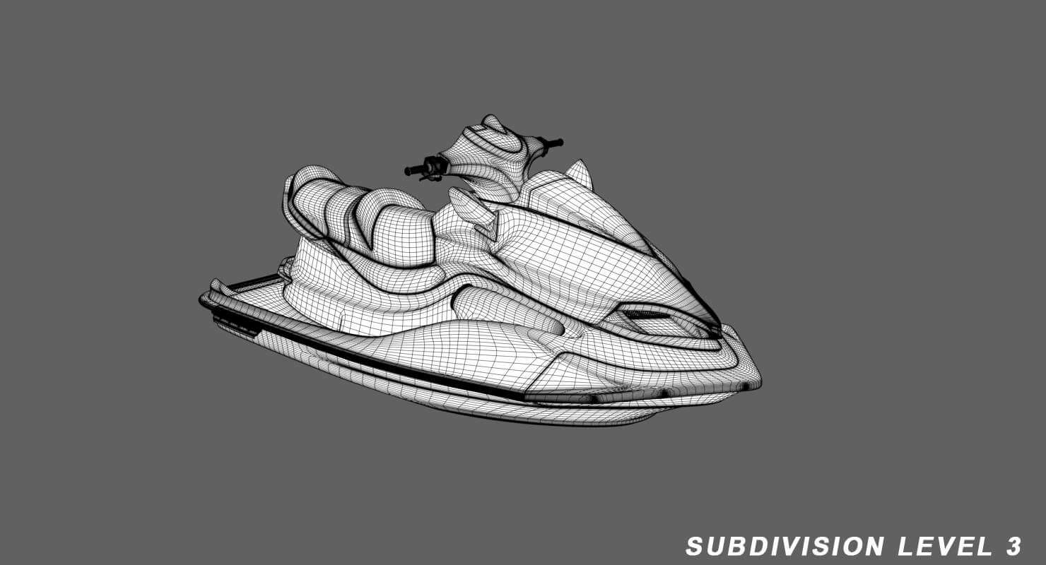 Kawasaki Jet Ski - 3D Model by adriankulawik