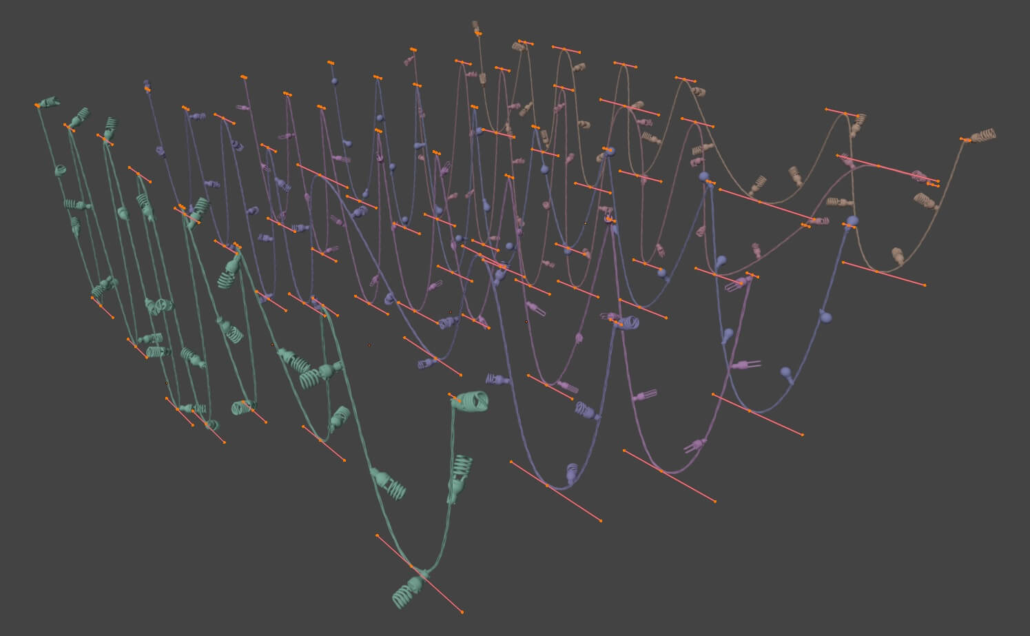 Lights and Cables Generator - 3D Model by adriankulawik
