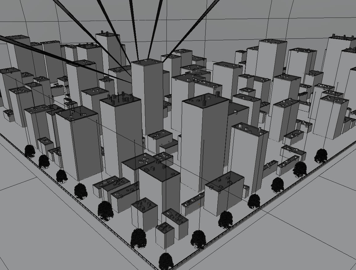 Night City Scene - 3D Model by adriankulawik
