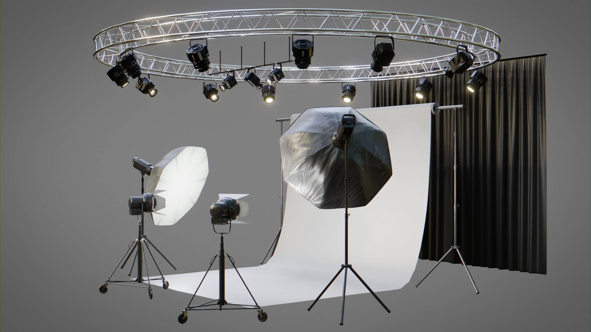 Photo Studio Pack - 3D Model by adriankulawik