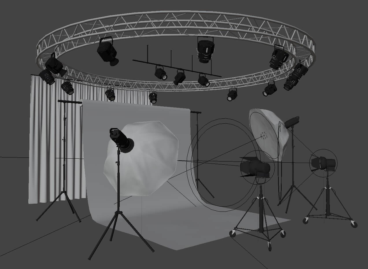 Photo Studio Pack - 3D Model by adriankulawik