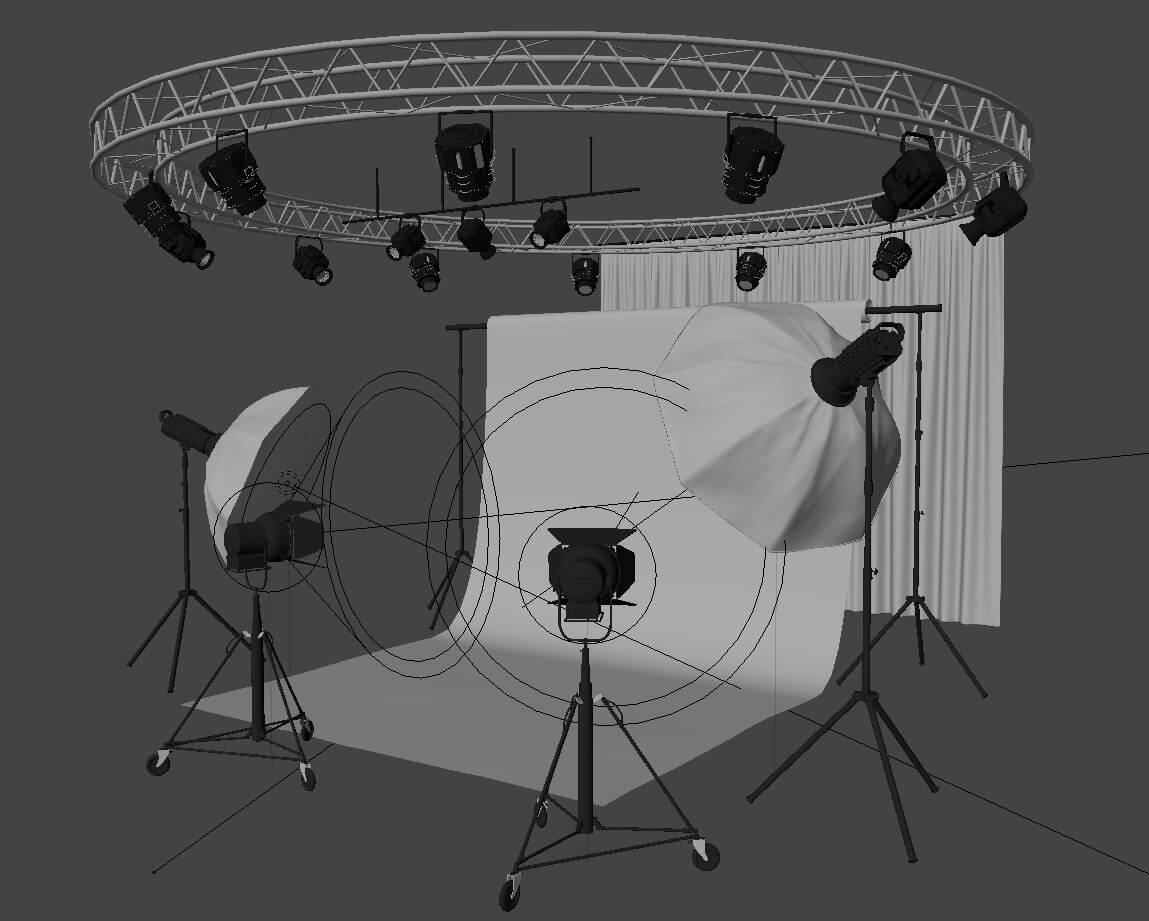 Photo Studio Pack - 3D Model by adriankulawik