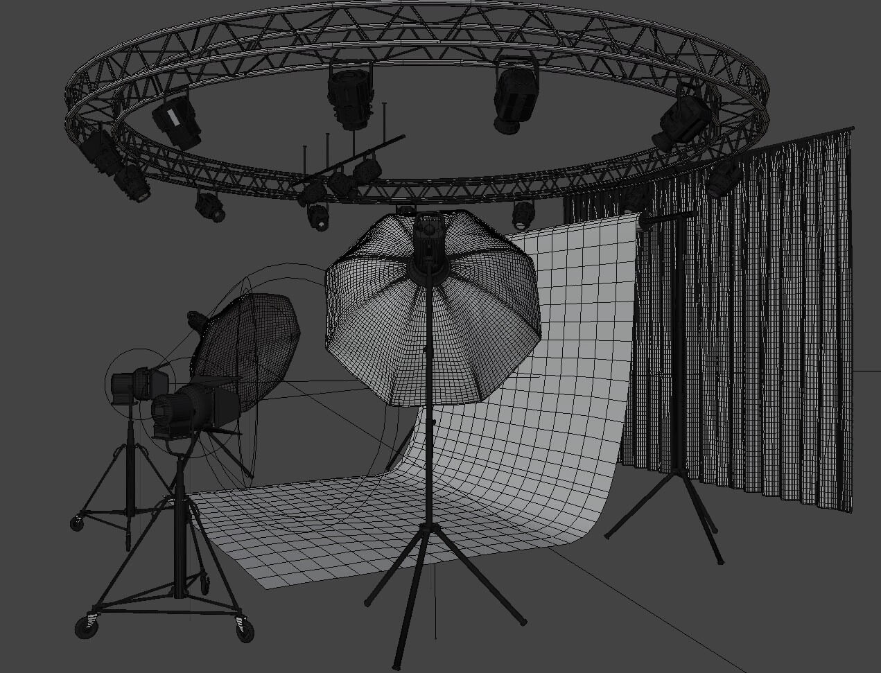 Photo Studio Pack - 3D Model by adriankulawik