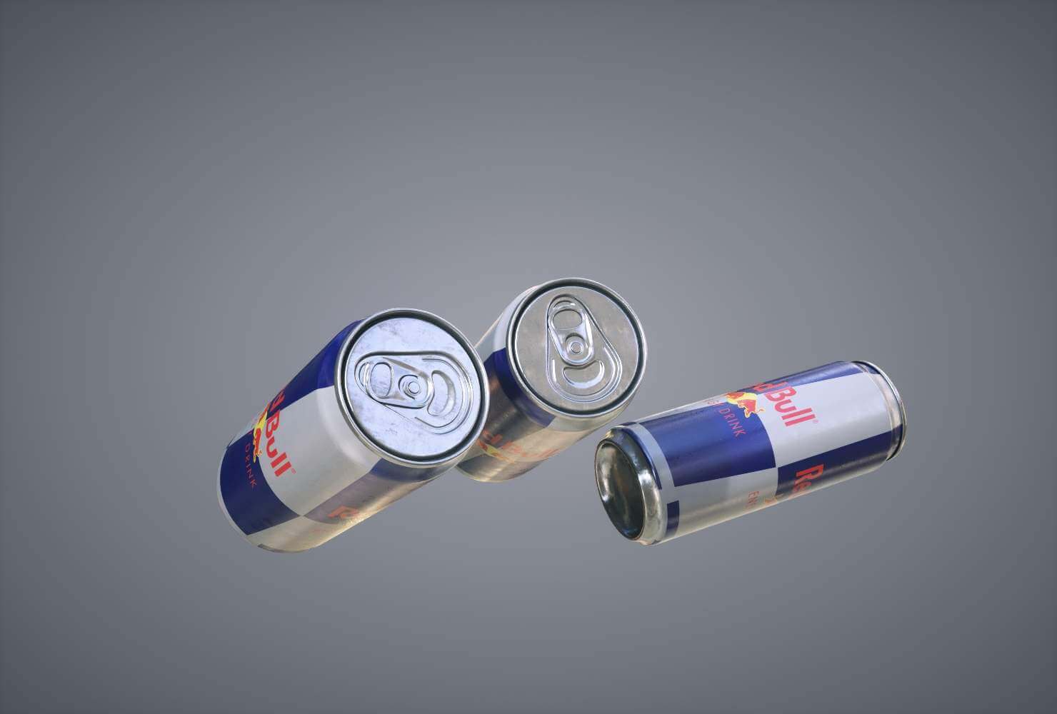 Red Bull Drink - 3D Model by adriankulawik