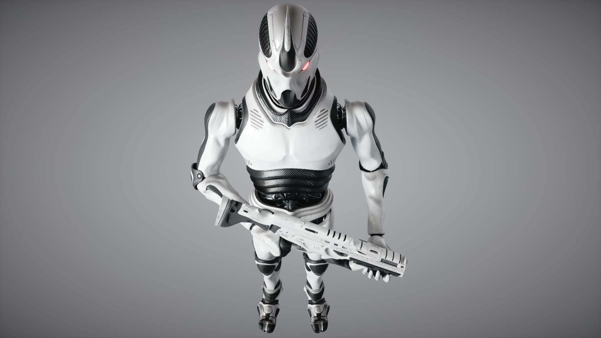 Robot Soldier - 3D Model by adriankulawik