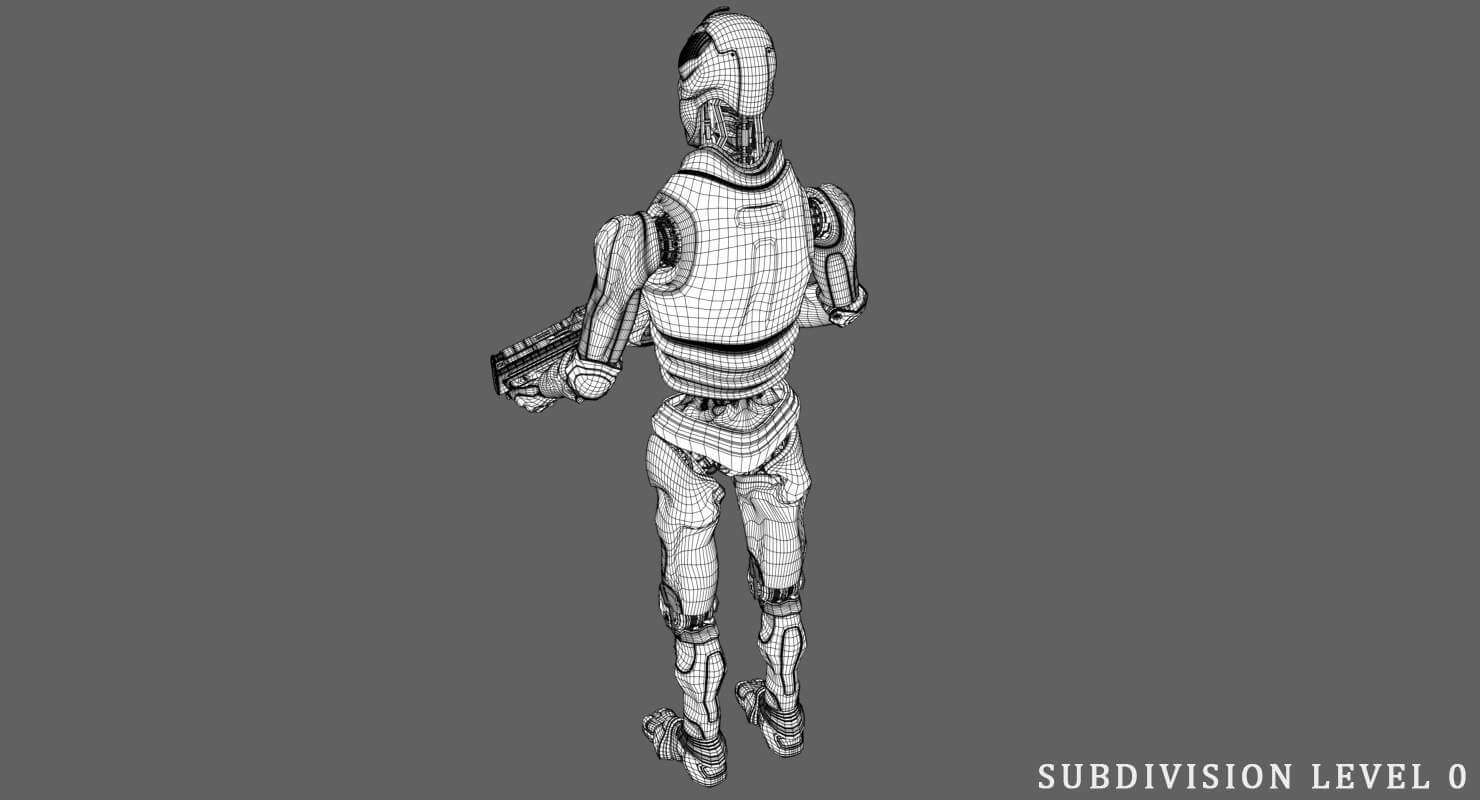 Robot Soldier - 3D Model by adriankulawik