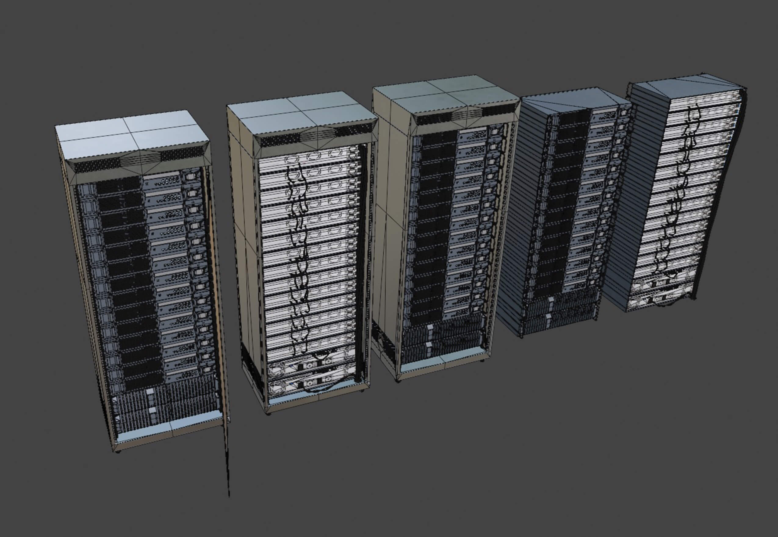 Server Racks - 3D Model by adriankulawik