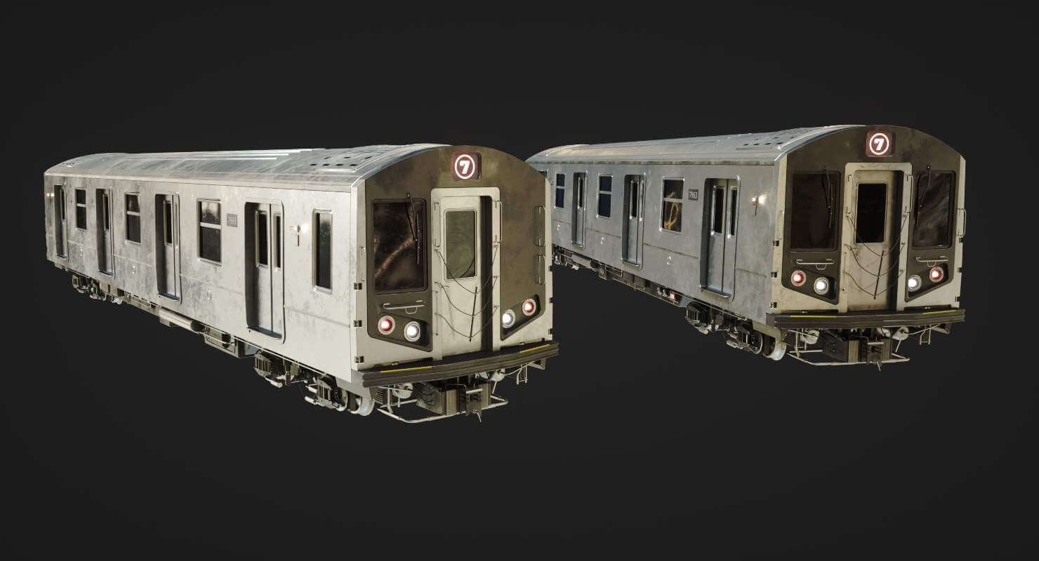 Subway Train - 3D Model by adriankulawik