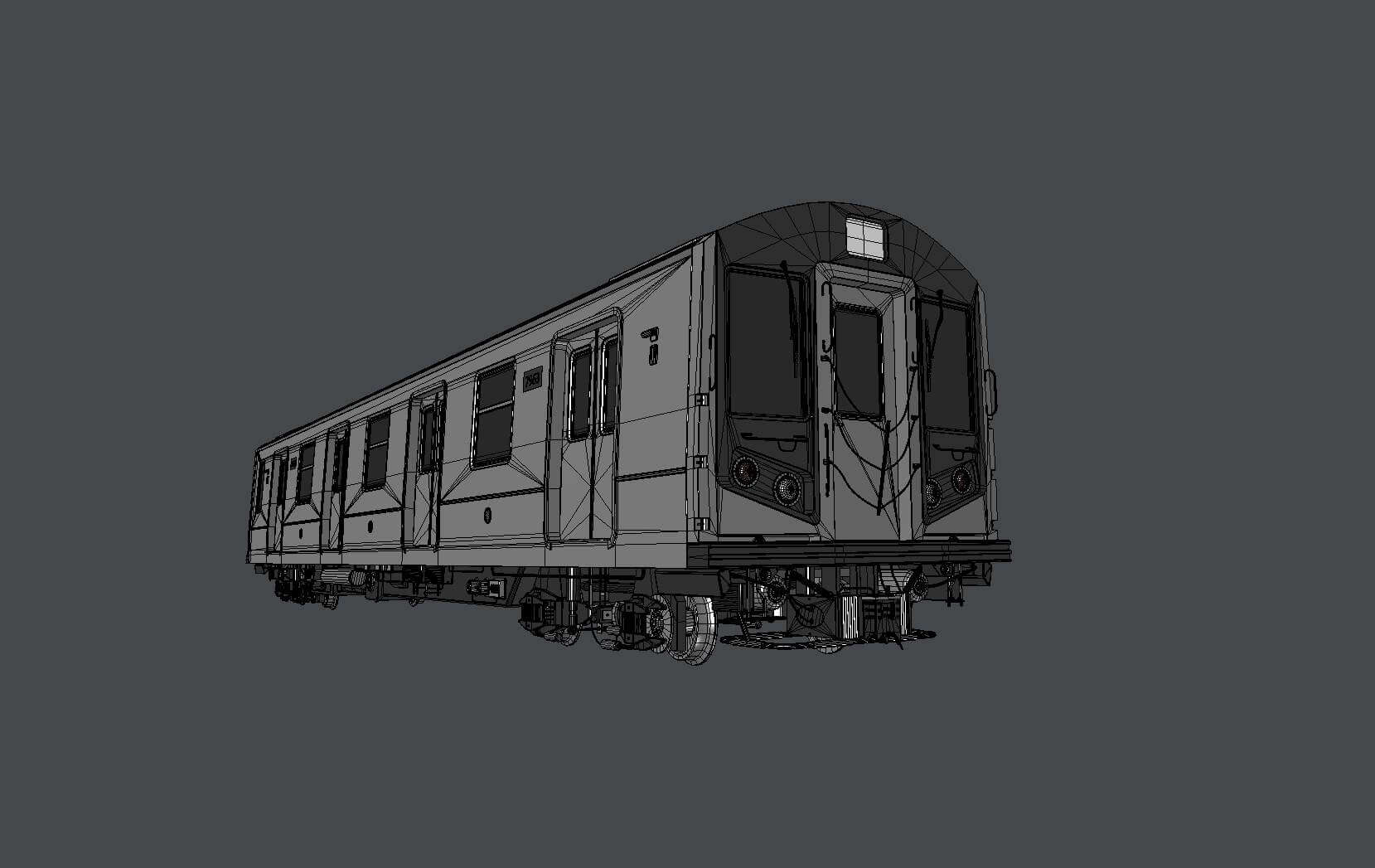 Subway Train - 3D Model by adriankulawik