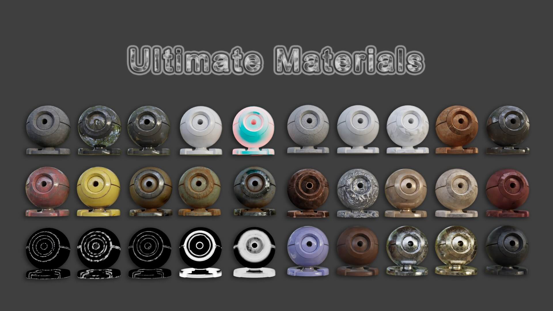 Ultimate Smart Materials (Blender) - 3D Material or Shader by adriankulawik