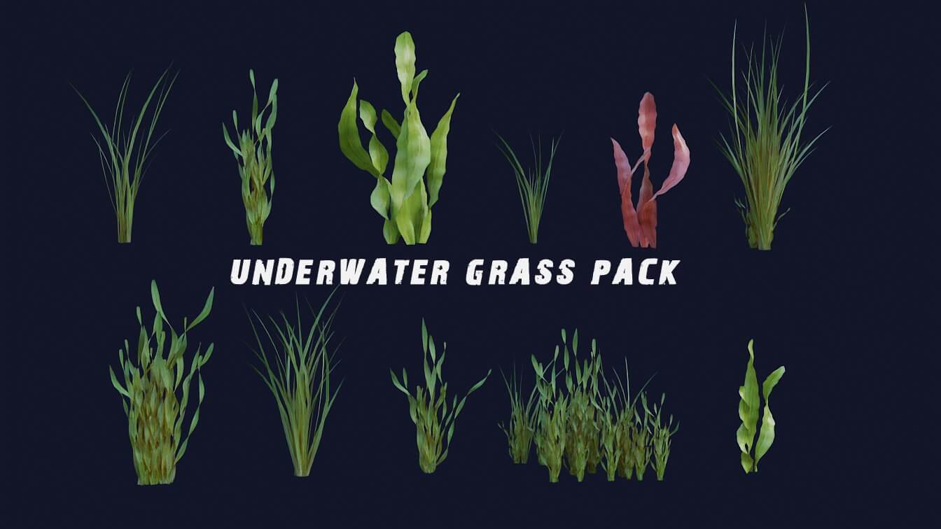 Underwater Plants Pack - 3D Model by adriankulawik