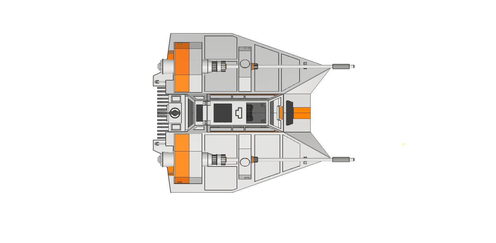 Star Wars Snowspeeder - 3D Model by Adyleon