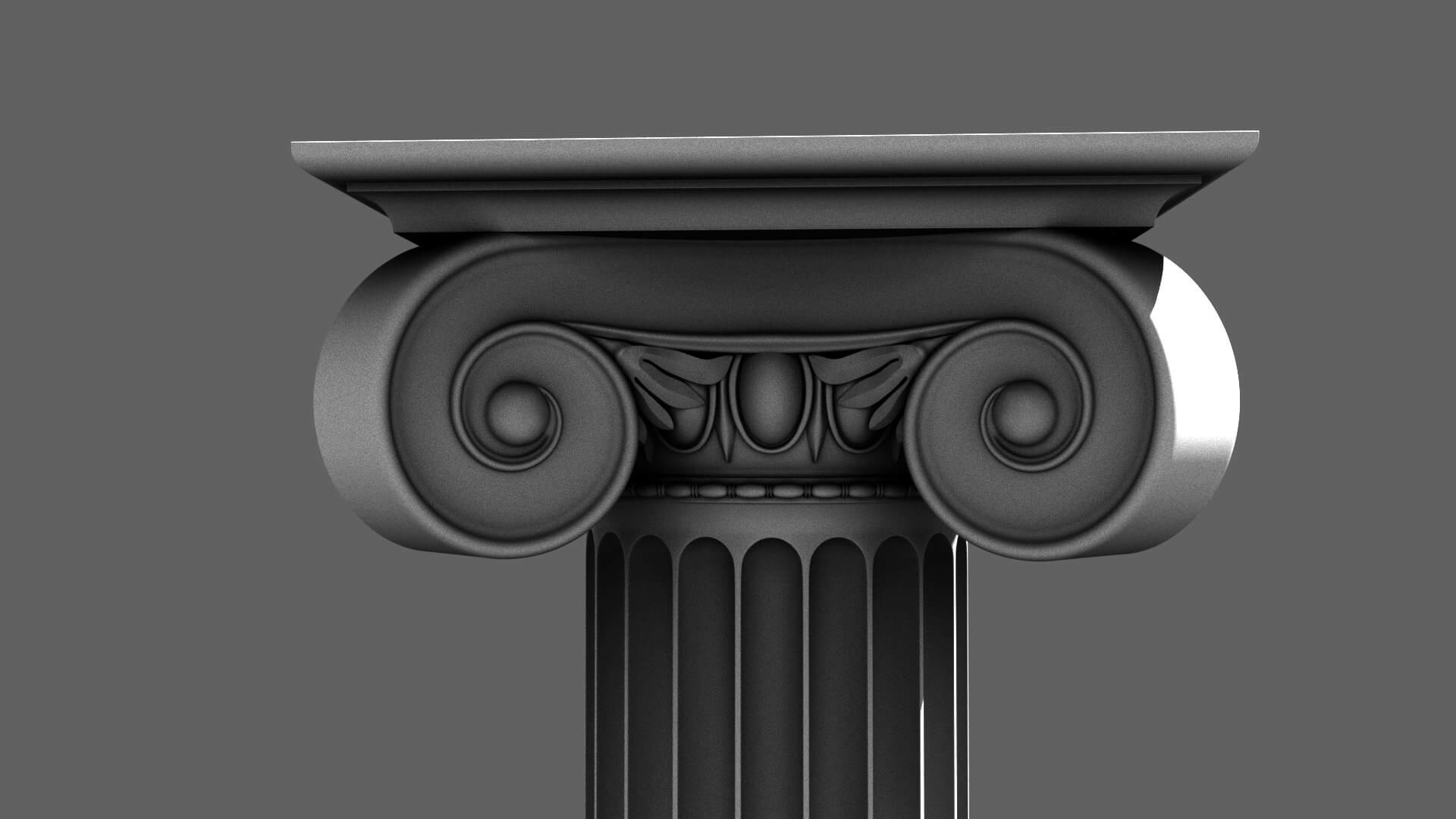 Ionic Column - 3D Model by aefimov