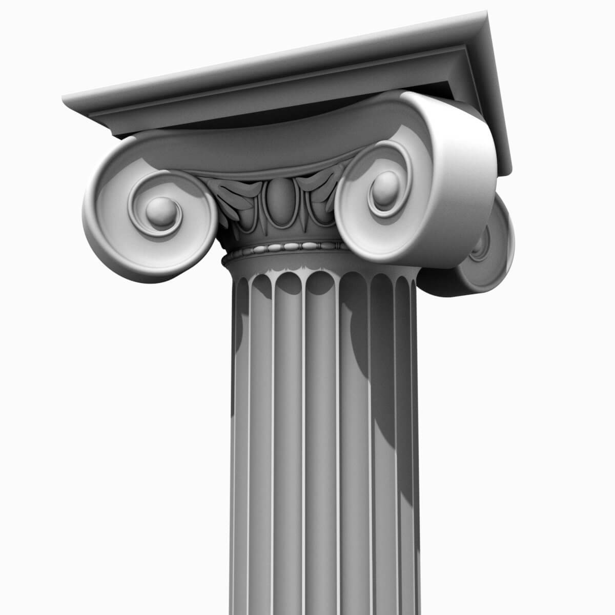 Ionic Column - 3D Model by aefimov