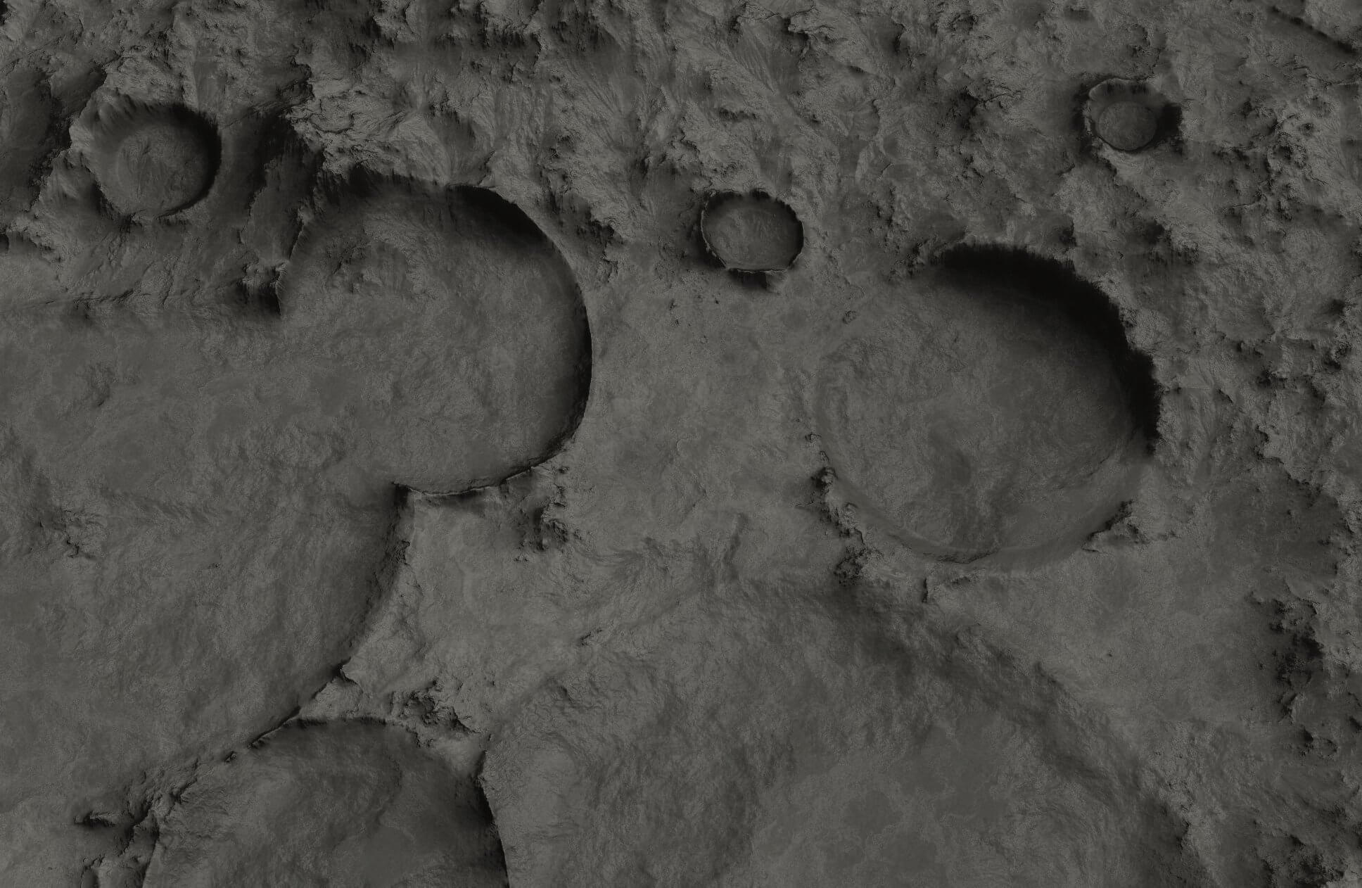 Moon Surface V1 - 3D Model by aefimov