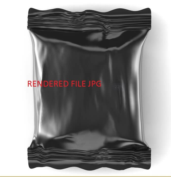 Chocolate Packaging Wet Wipes - 3D Model by Afzal Khan renderhub