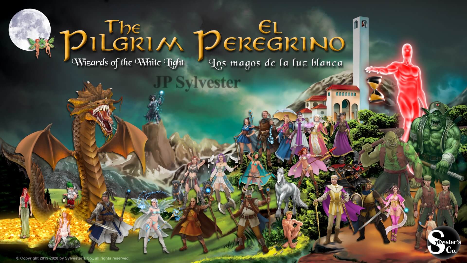 The Pilgrim. Wizards of the White Light 3D Render | RenderHub Gallery