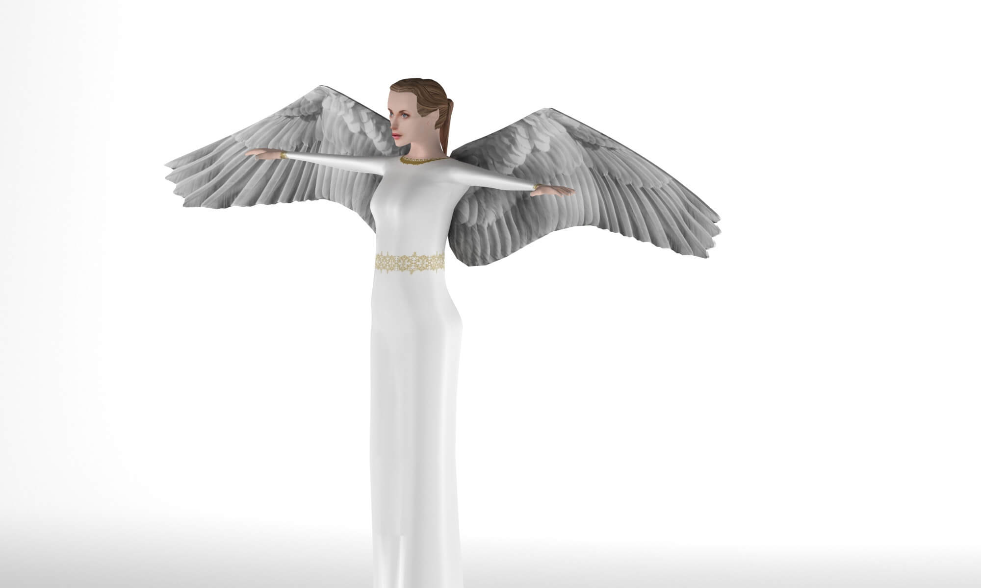 Angel - 3D Model by Agent2000
