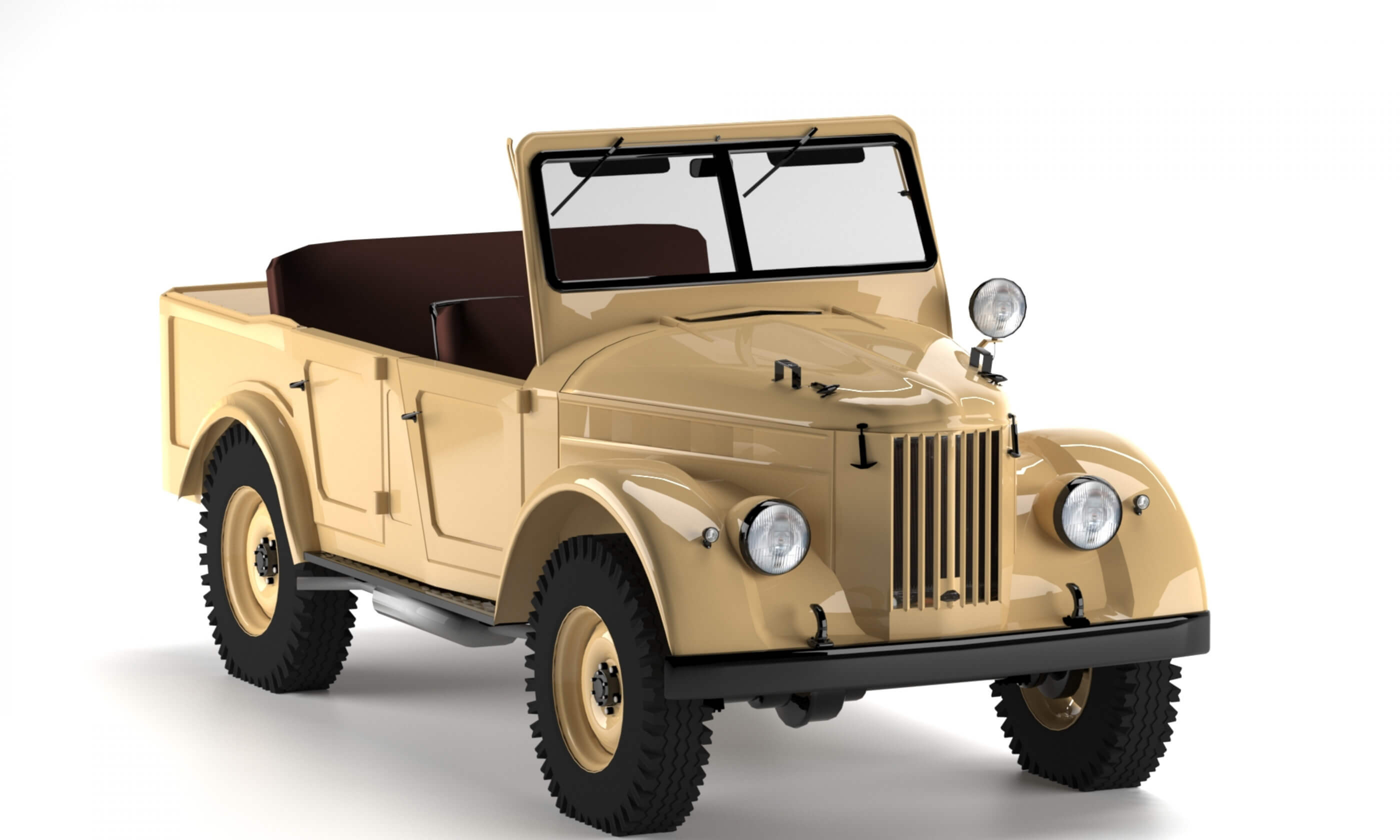 GAZ 69 - 3D Model by Agent2000
