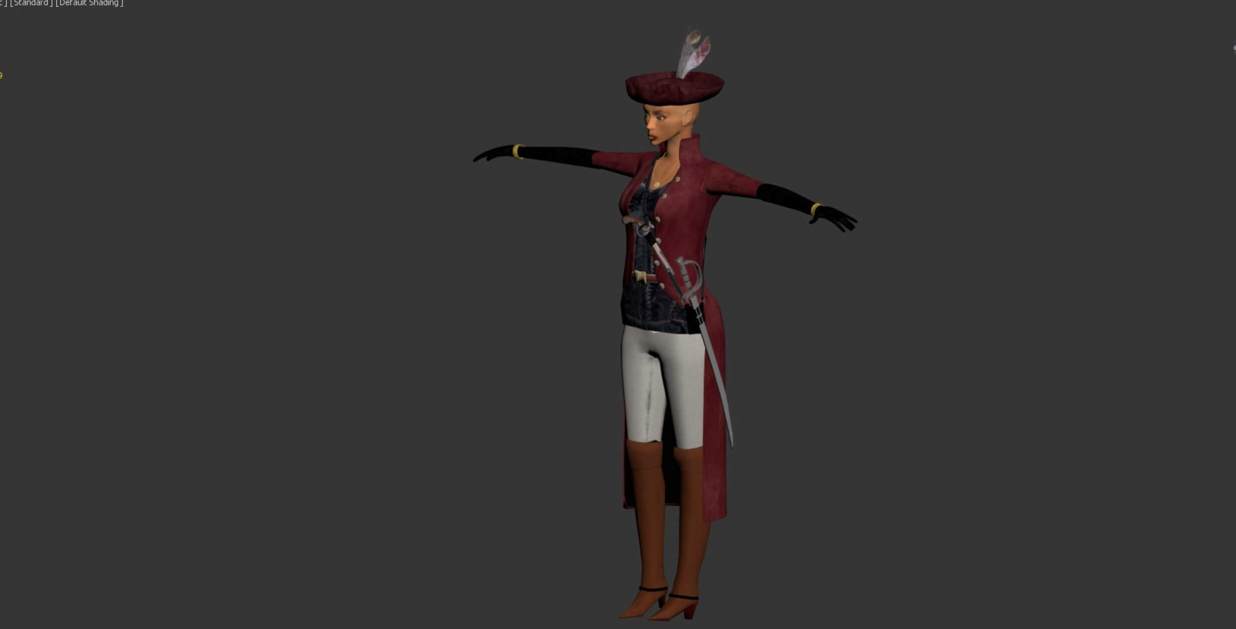 Pirate - 3D Model by Agent2000