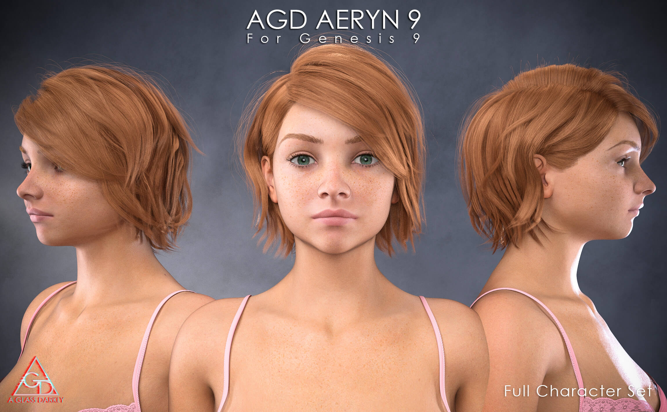 AGD Aeryn 9 For Genesis 9 - Daz Content by aglassdarkly