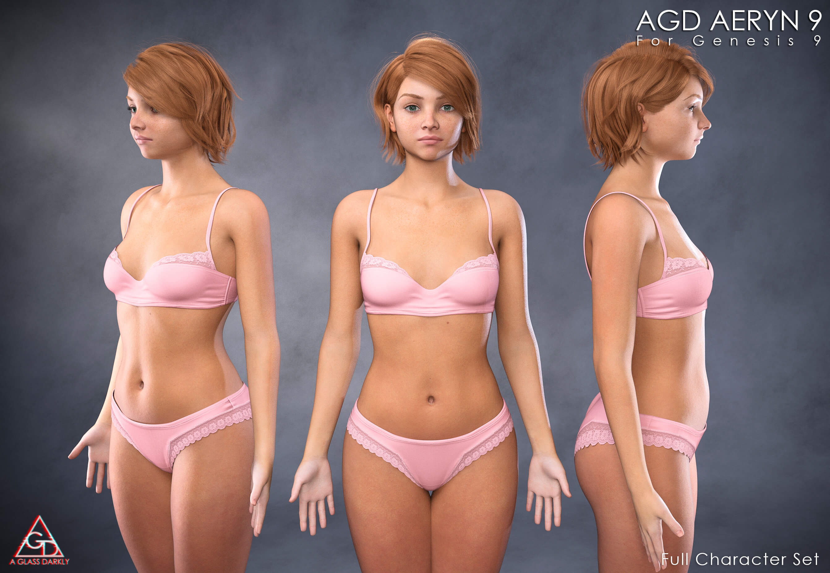 AGD Aeryn 9 For Genesis 9 - Daz Content by aglassdarkly