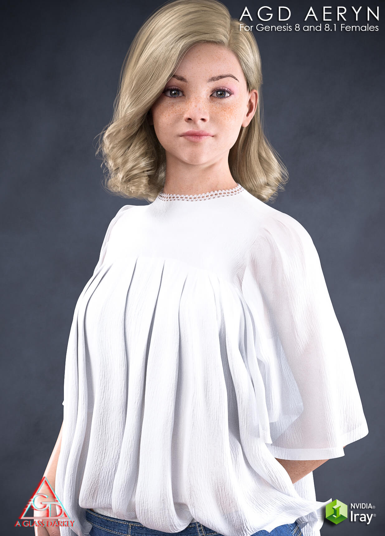 AGD Aeryn for G8/8.1F - Daz Content by aglassdarkly