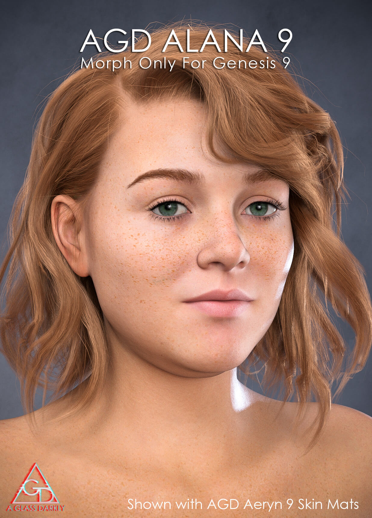 AGD Alana 9 Character Morph for G9 - Daz Content by aglassdarkly