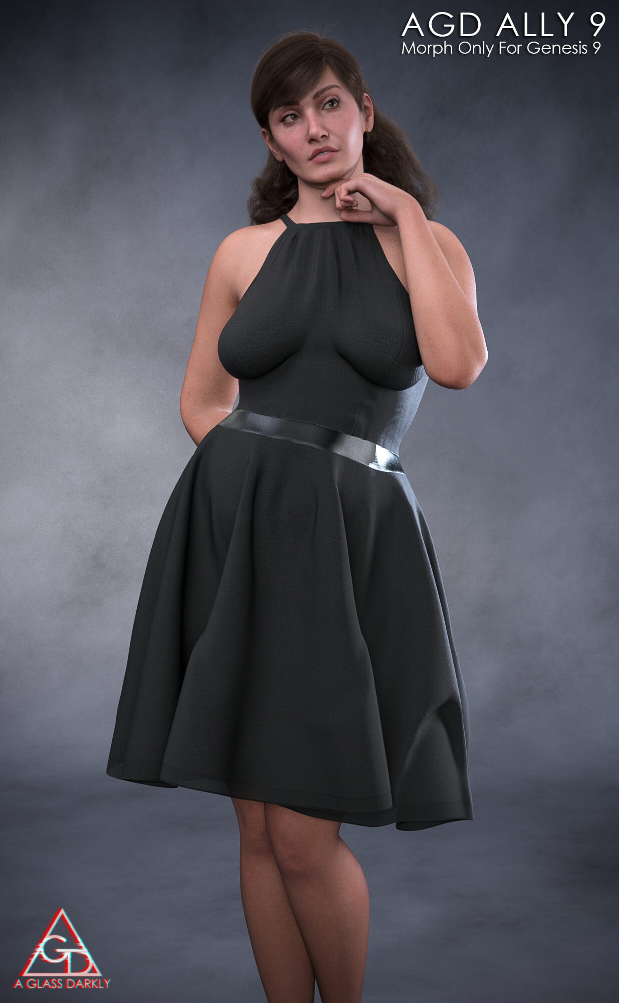 AGD Ally Character Morph for Genesis 9 - Daz Content by aglassdarkly