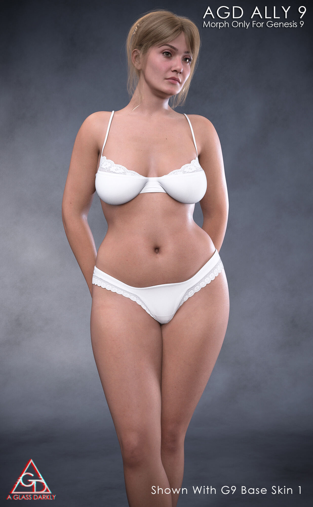 AGD Ally Character Morph for Genesis 9 - Daz Content by aglassdarkly