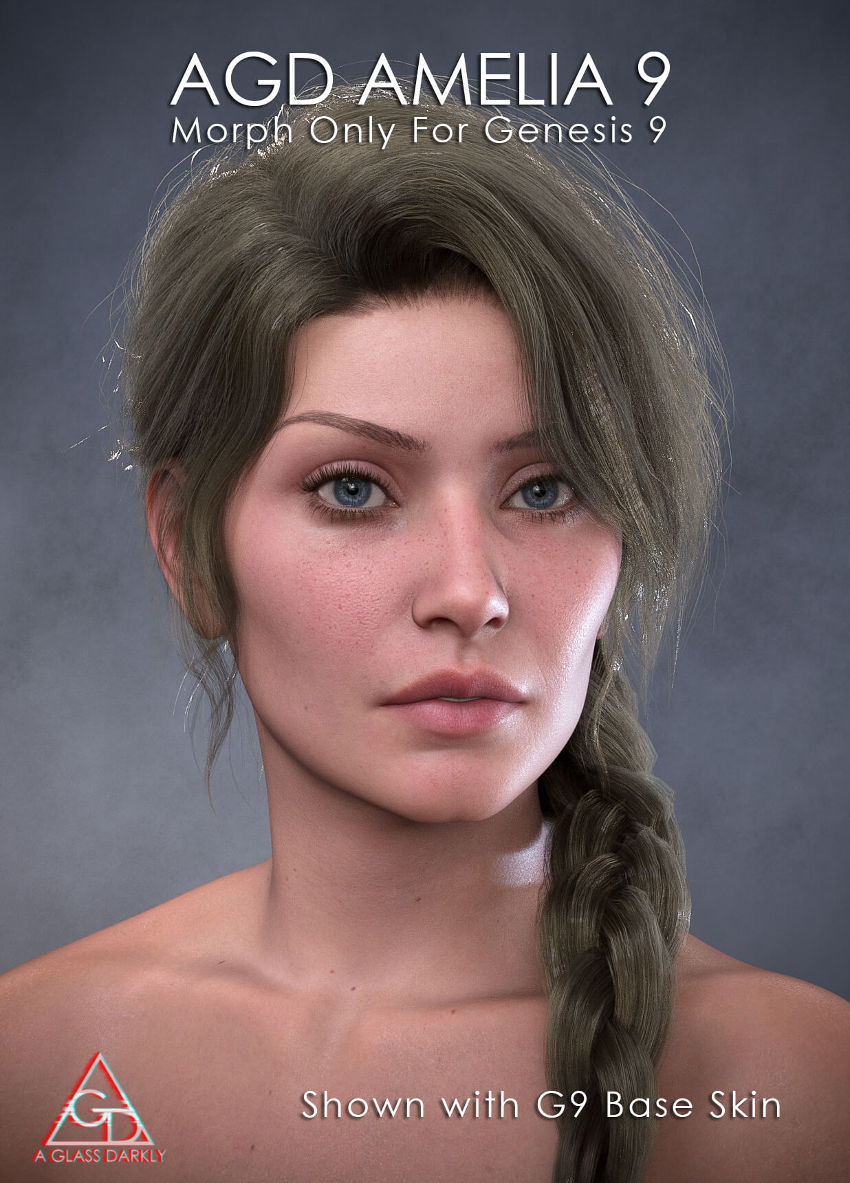 AGD Amelia Character Morph for Genesis 9 - Daz Content by aglassdarkly