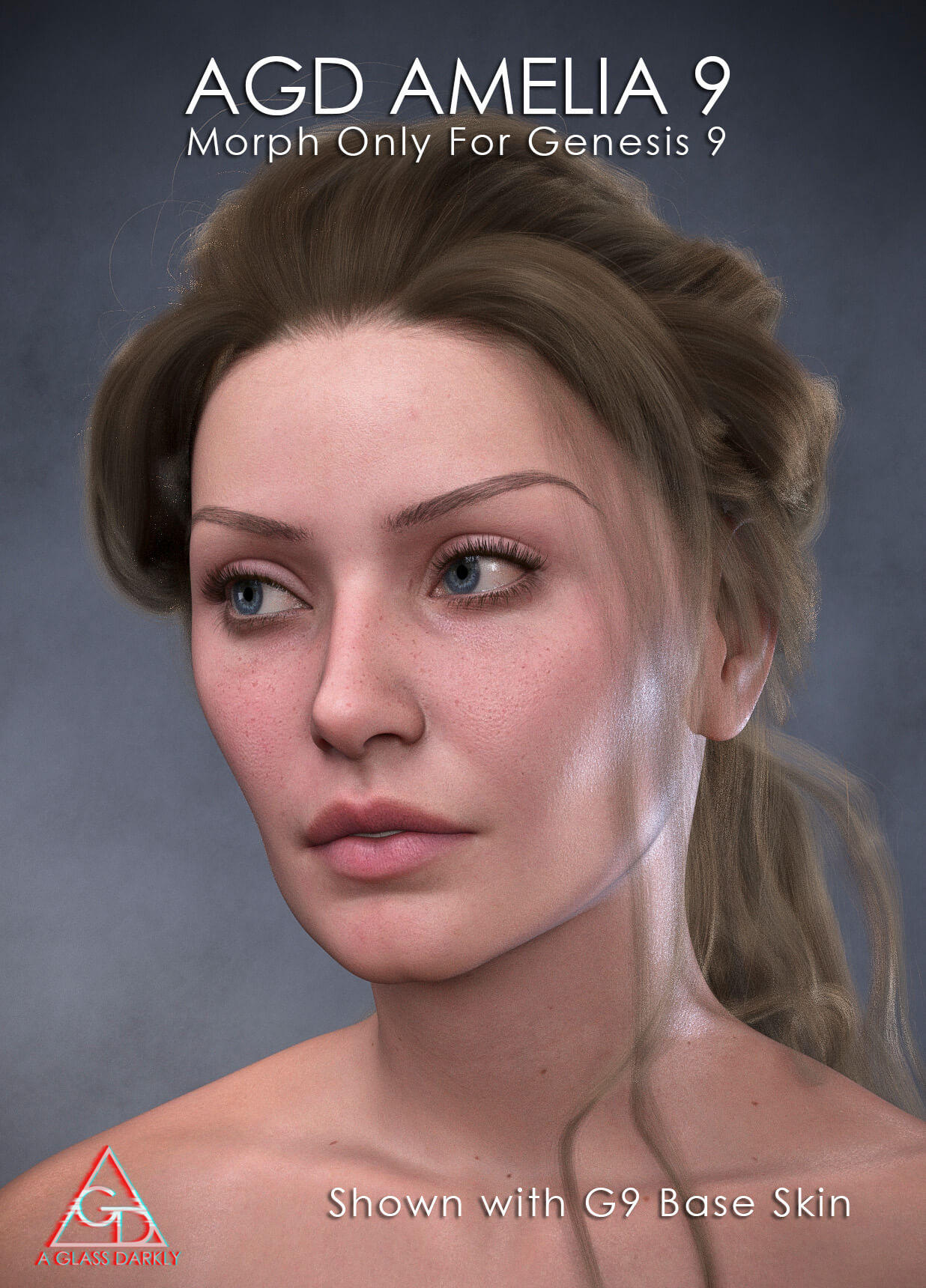 AGD Amelia Character Morph for Genesis 9 - Daz Content by aglassdarkly
