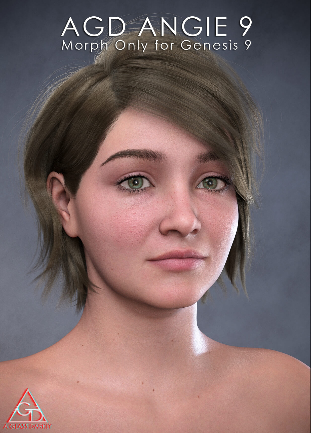 AGD Angie 9 Character Morph for G9 - Daz Content by aglassdarkly