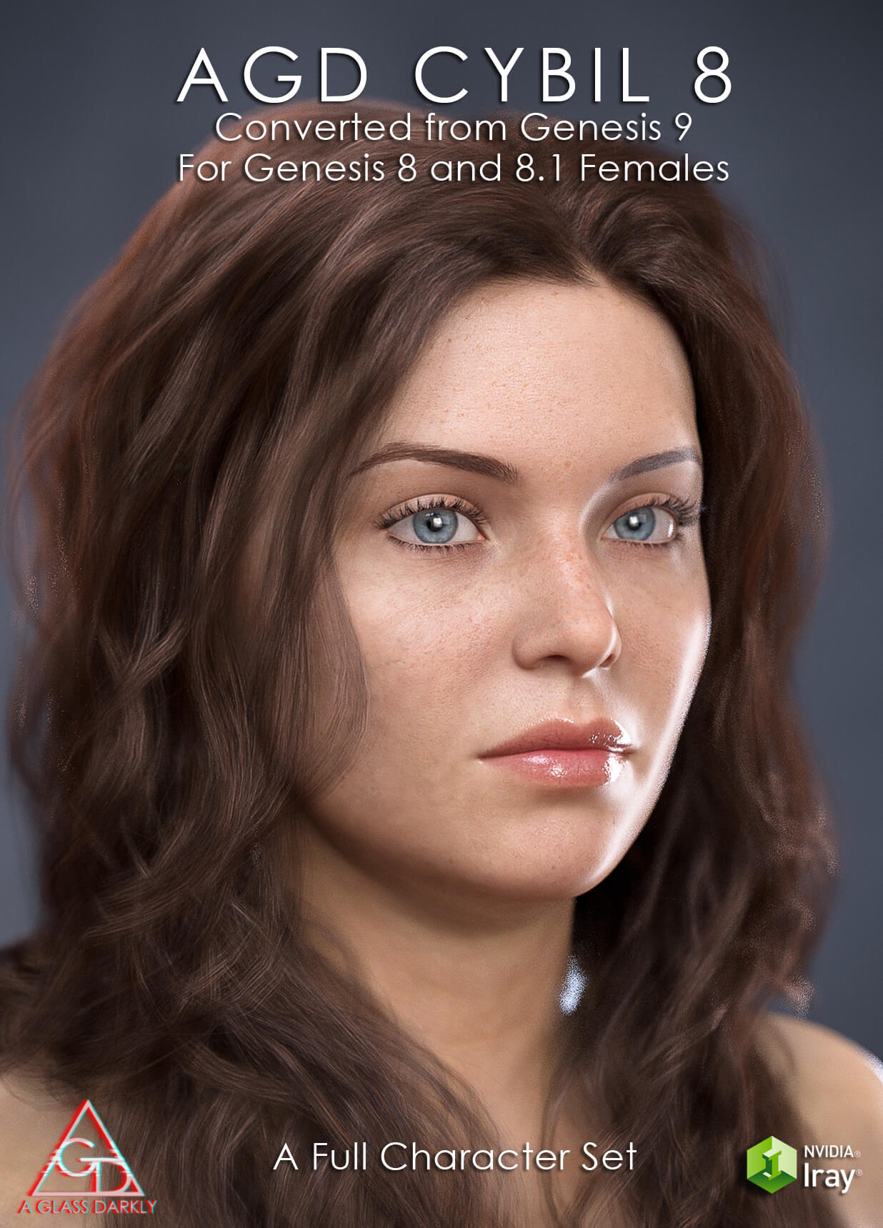 AGD Cybil for G8F & G8.1F Updated - Daz Content by aglassdarkly