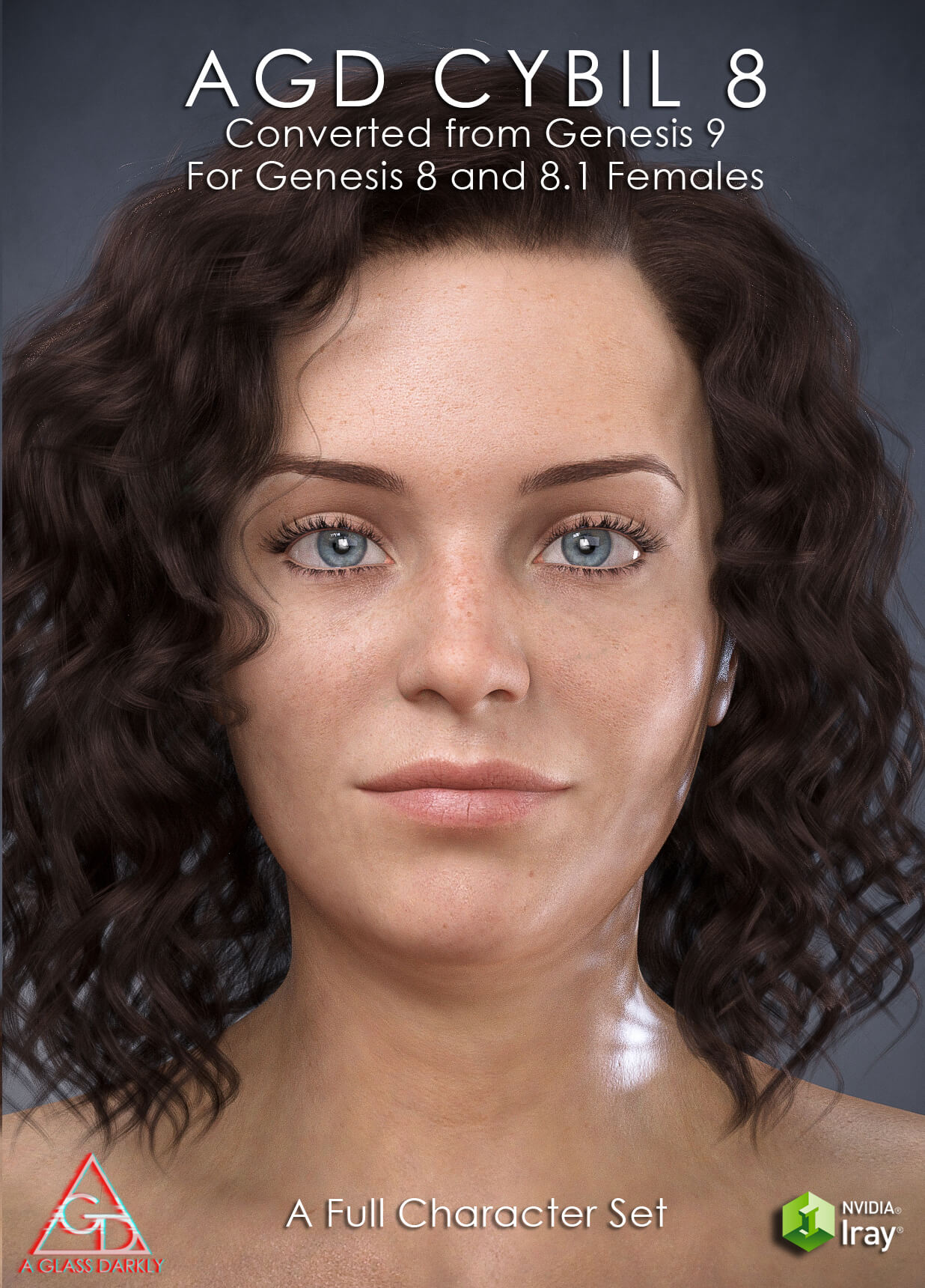 AGD Cybil for G8F & G8.1F Updated - Daz Content by aglassdarkly