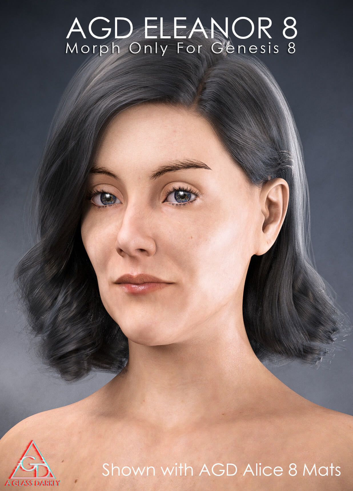 AGD Eleanor Character Morph for G8F - Daz Content by aglassdarkly