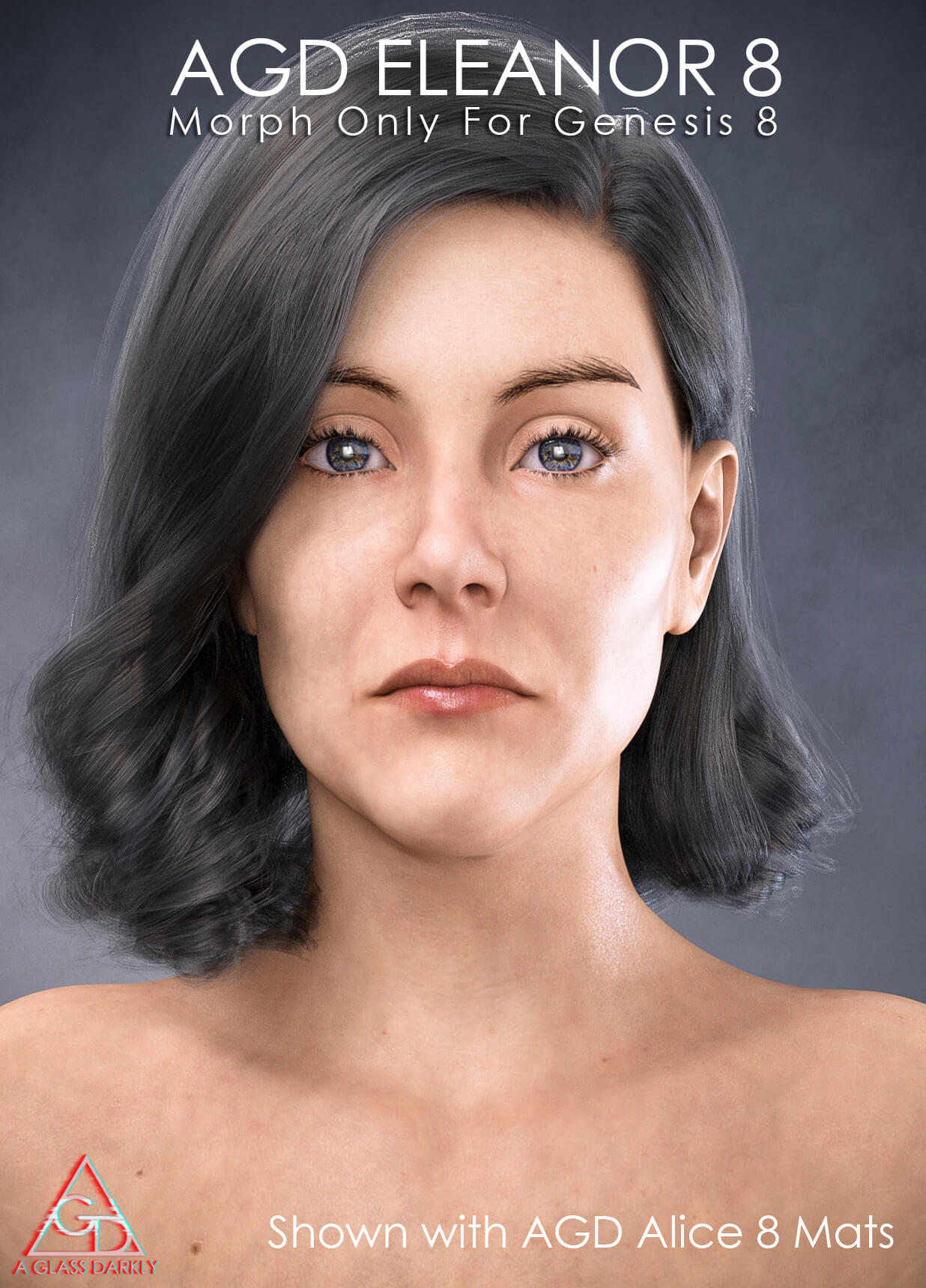 AGD Eleanor Character Morph for G8F - Daz Content by aglassdarkly