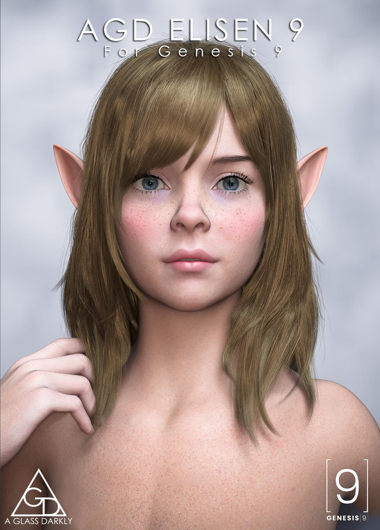 AGD Elisen 9 for Genesis 9 - Daz Content by aglassdarkly