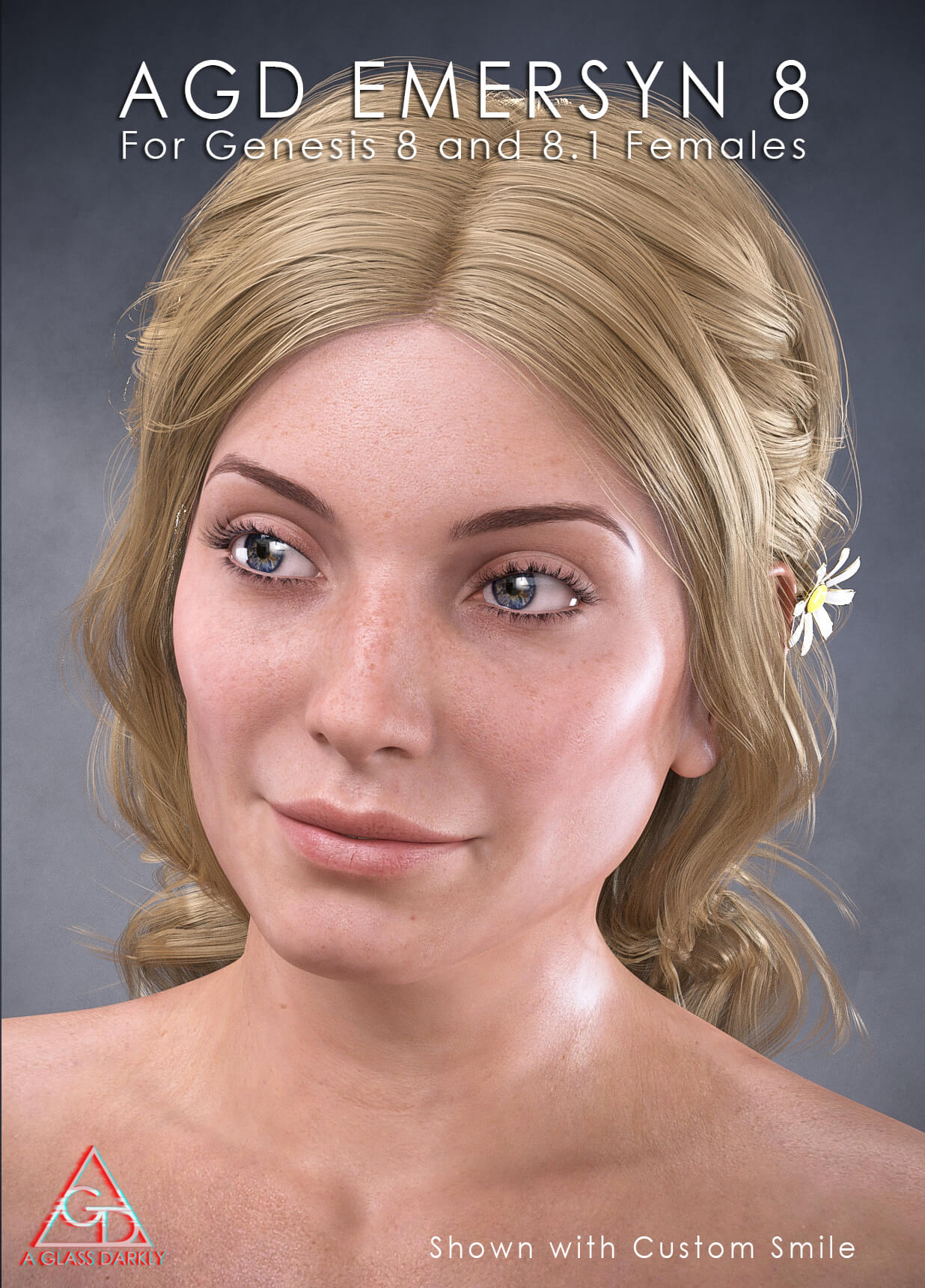 AGD Emersyn 8 for G8/8.1F With Custom Smiles - Daz Content by aglassdarkly