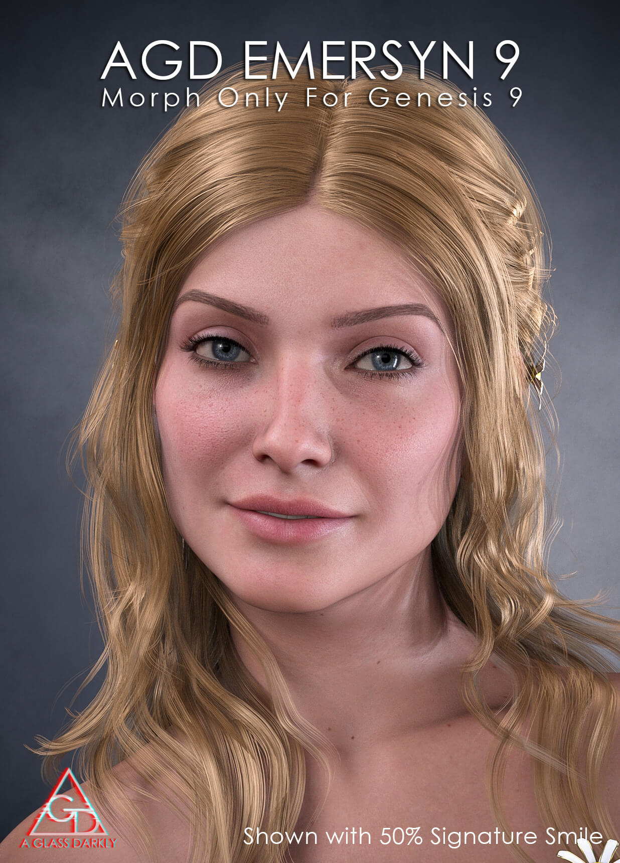AGD Emersyn 9 Character Morph With Signature Smile for G9 - Daz Content ...