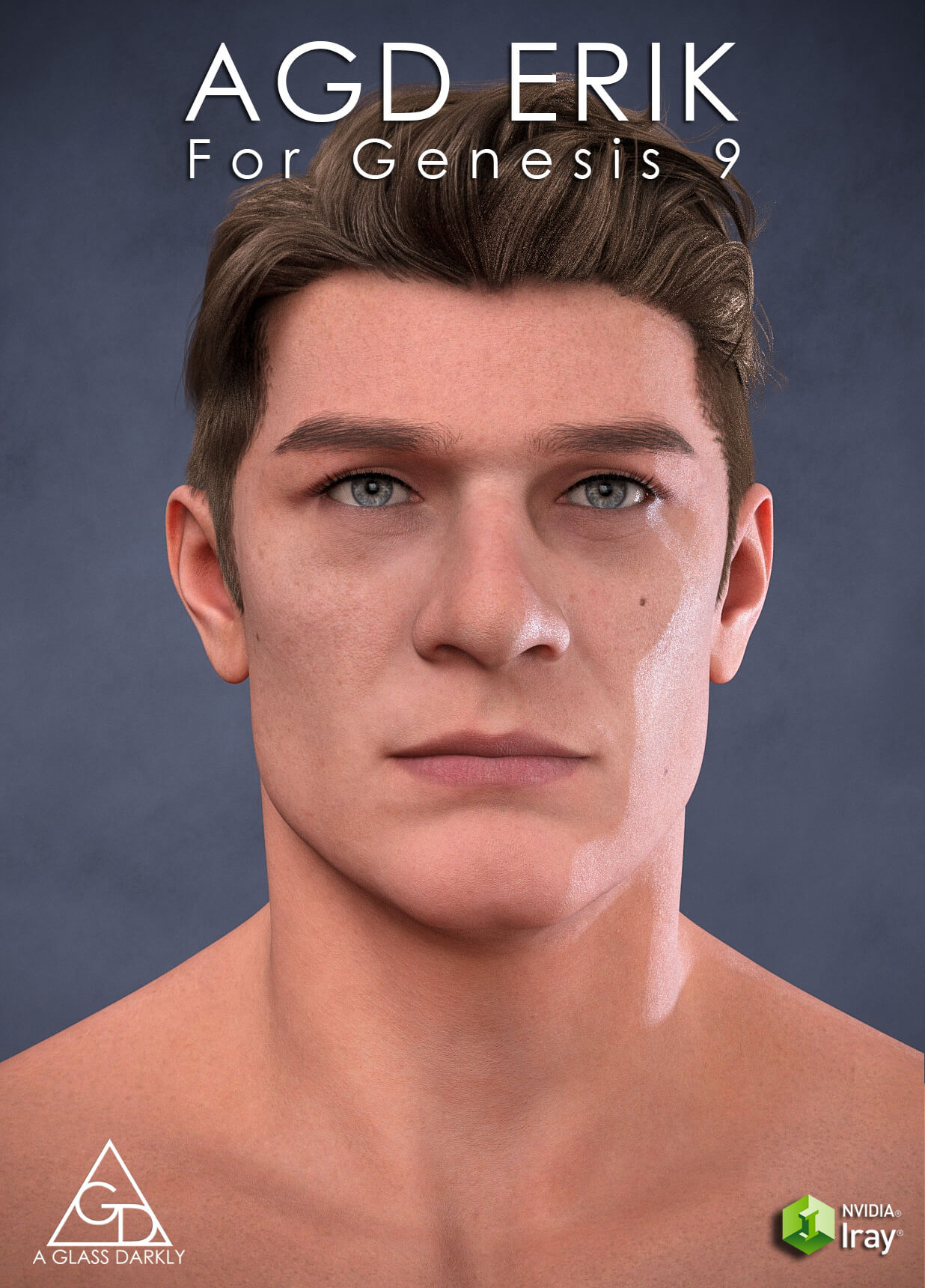 AGD Erik for Genesis 9 - Daz Content by aglassdarkly