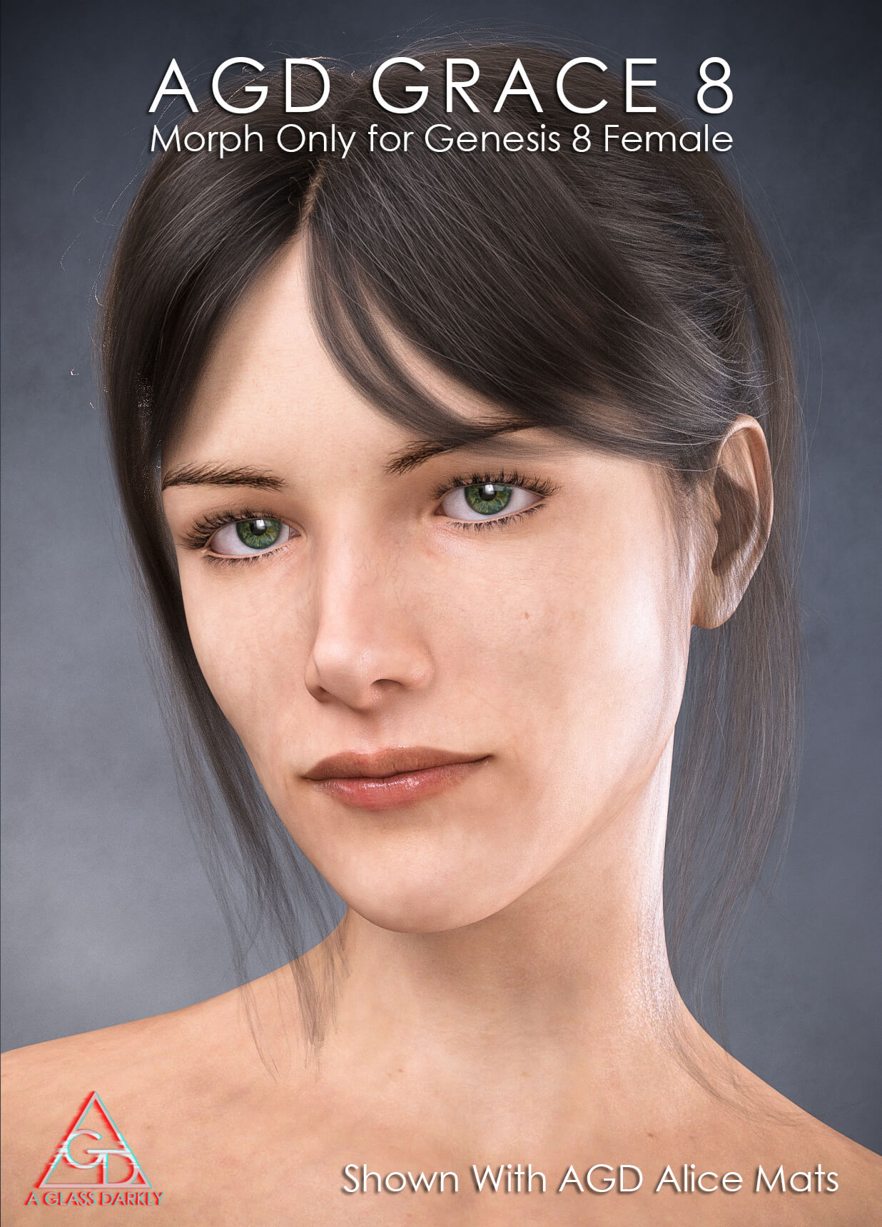 AGD Grace Character Morph for G8F - Free Daz Content by aglassdarkly